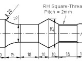 Cnc Program Example Using G73 Pattern Repeating Cycle G76 Threading