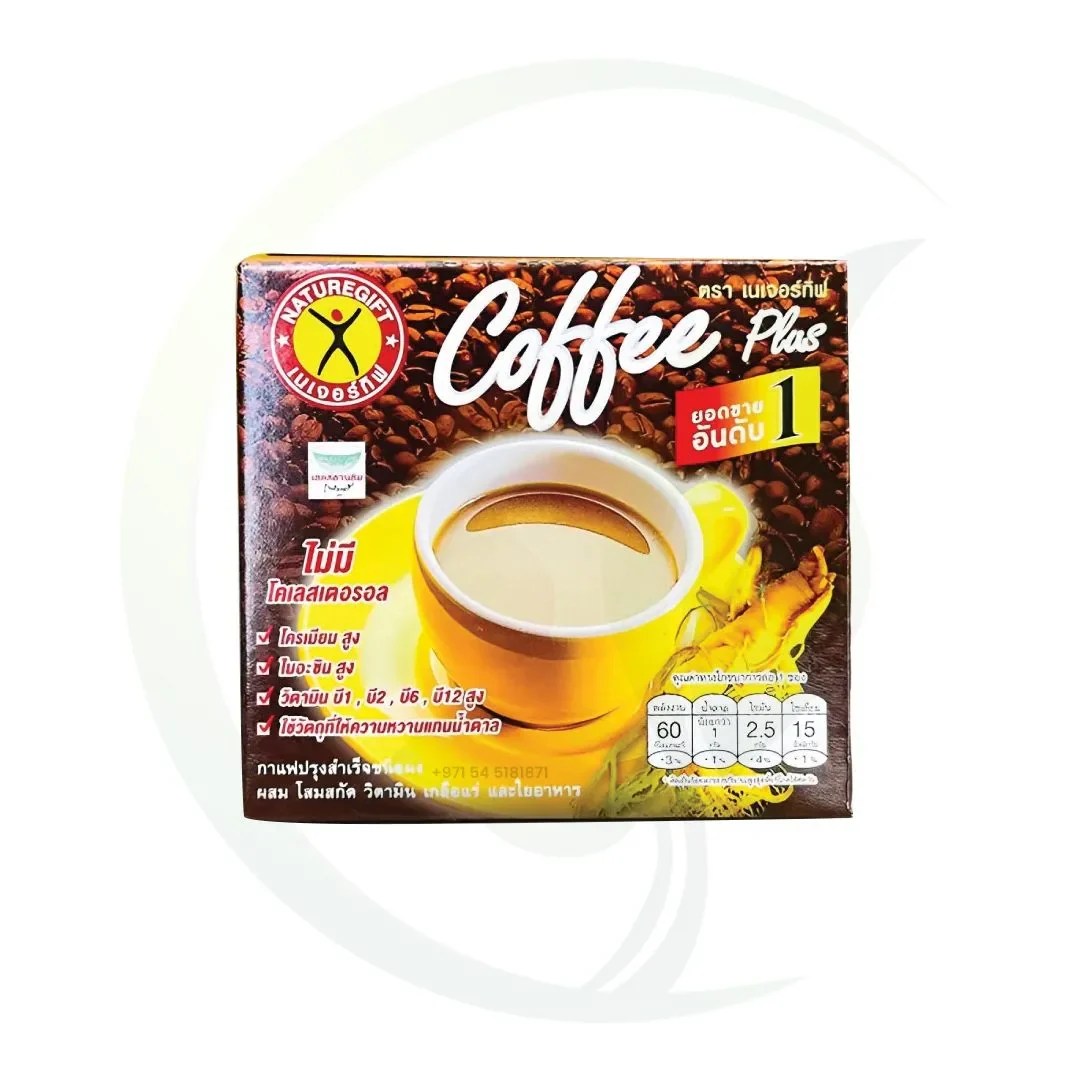 Original Coffee Plus With Fiber Ginseng Extract Vitamin Herbal Dubai