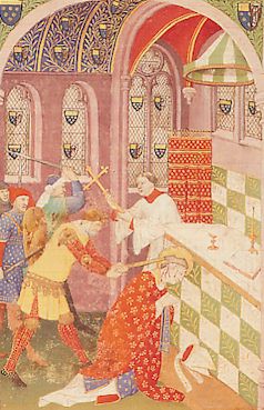 1170 – Assassinat de Thomas Becket, archevêque de Canterbury ...