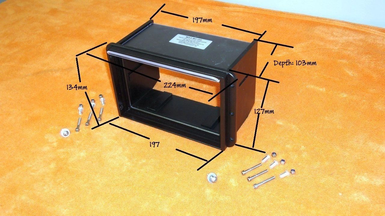 HMD-230 Double Din Marine Housing (special order) - Heavy Metal Designz