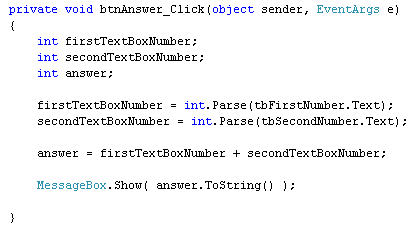 Getting Numbers from Text Boxes | Learn 'n' Use