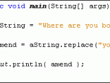 Java For Complete Beginners Replace