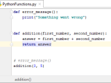 Python Function Return Values