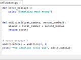Python Function Return Values