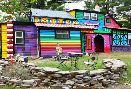 A Crazy Psychedelic Home for an Artist – Jamie Steele – Blog