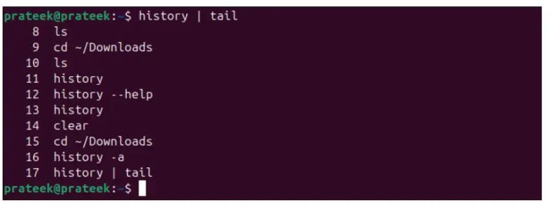 How to Check Linux Terminal Command History - LinuxShout