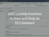 Aws Lambda Function To Start And Stop An Ec2 Instance