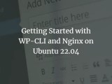 Getting Started With Wordpress Wp Cli And Nginx On Ubuntu 22 04