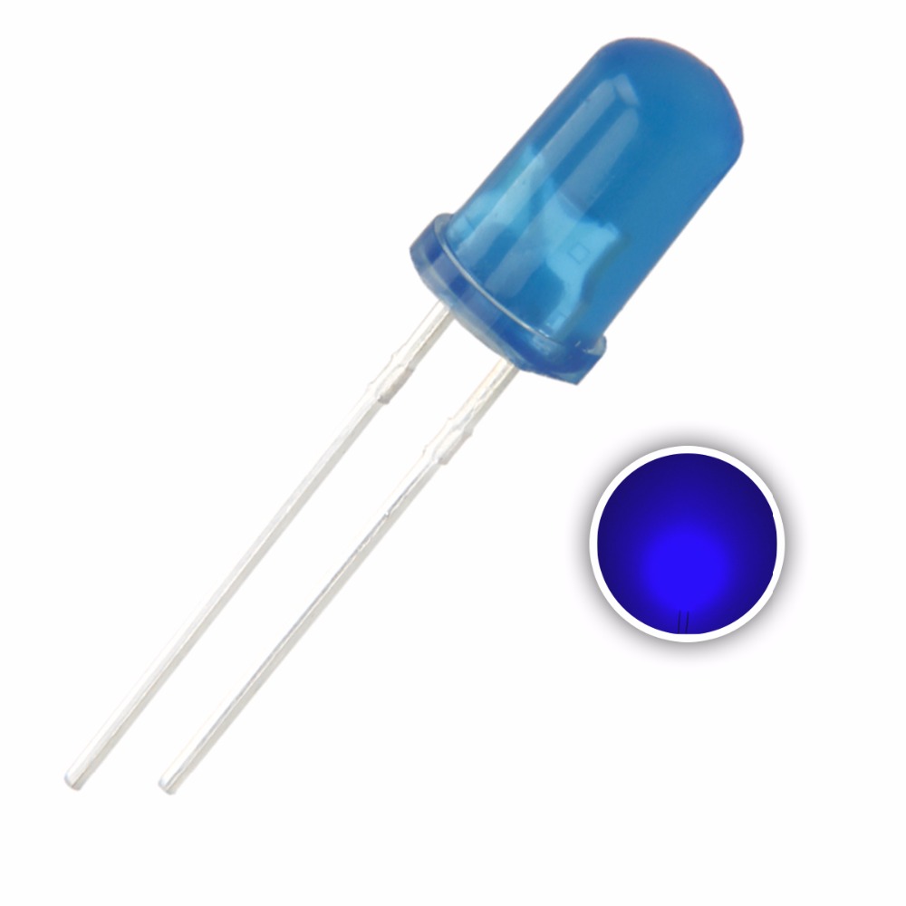 5mm Defused Blue LED Light - HTE Babgladesh