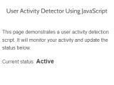 How To Detect Active Users On Your Webpage Using Javascript