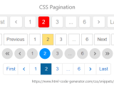 Css Responsive Pagination Examples