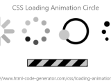 Generate Online Css Loading Animation Circle