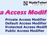 Java Access Modifiers Access Modifiers In Java Specifiers