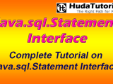 Java Jdbc Sql Statement Interface