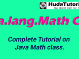 Java Lang Math Class In Java Static Import