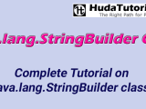 Java Lang Stringbuilder Class Stringbuilder In Java