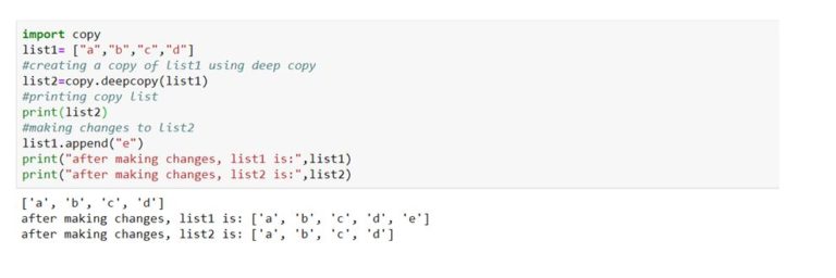 Python - Deep Copy | i2tutorials