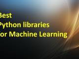 Best Python Libraries For Machine Learning I2tutorials