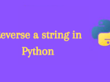 Reverse A String In Python I2tutorials