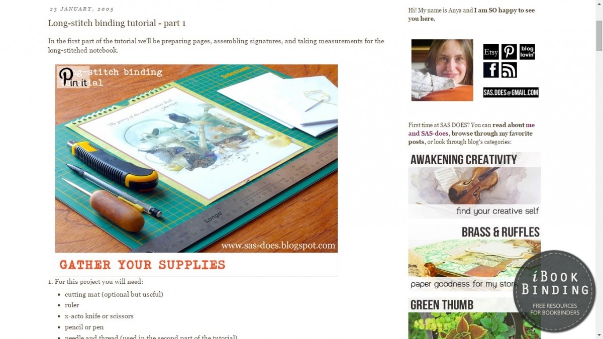 Top 10 Long-Stitch Bookbinding Tutorials - iBookBinding - Bookbinding Tutorials & Resources