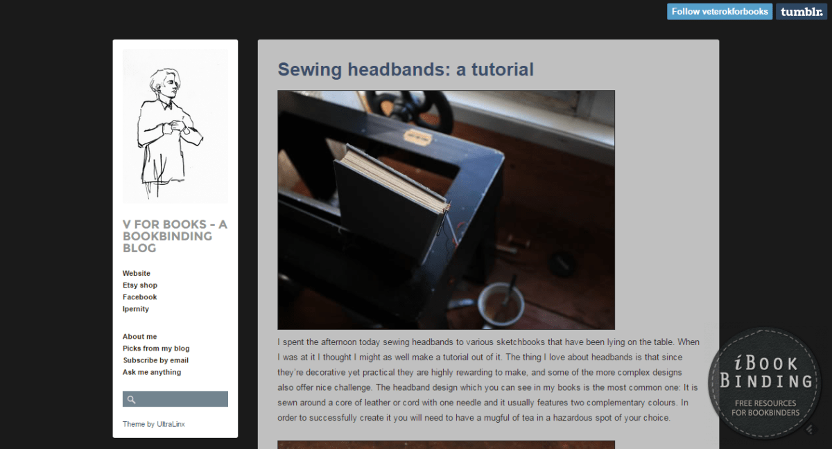 Top 10 Endband Tutorials on the Internet - iBookBinding - Bookbinding ...