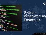 Python Programming Examples