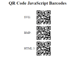Javascript Qr Code Barcode Generator