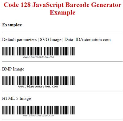 Code 128 Barcode Generator In Javascript Code128 Js Css Script - Premium Minimal Illustration Gallery - 4K