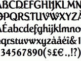 Identifont Roman Script