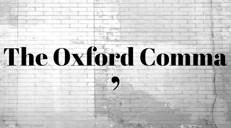 The Contentious Oxford Comma - The Stork
