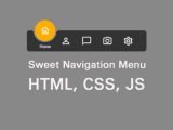 Sweet Navigation Menu Using Html Css Javascript I Fix Problem