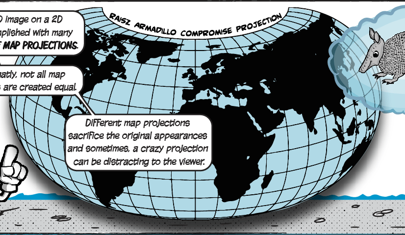 Cartographic Decision #1: Projection Types – Illustrated Human ...