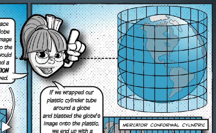 Projection Types (2) – Illustrated Human Geography Textbook