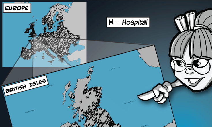 Cartographic Decision #2: Map Scale – Illustrated Human Geography Textbook