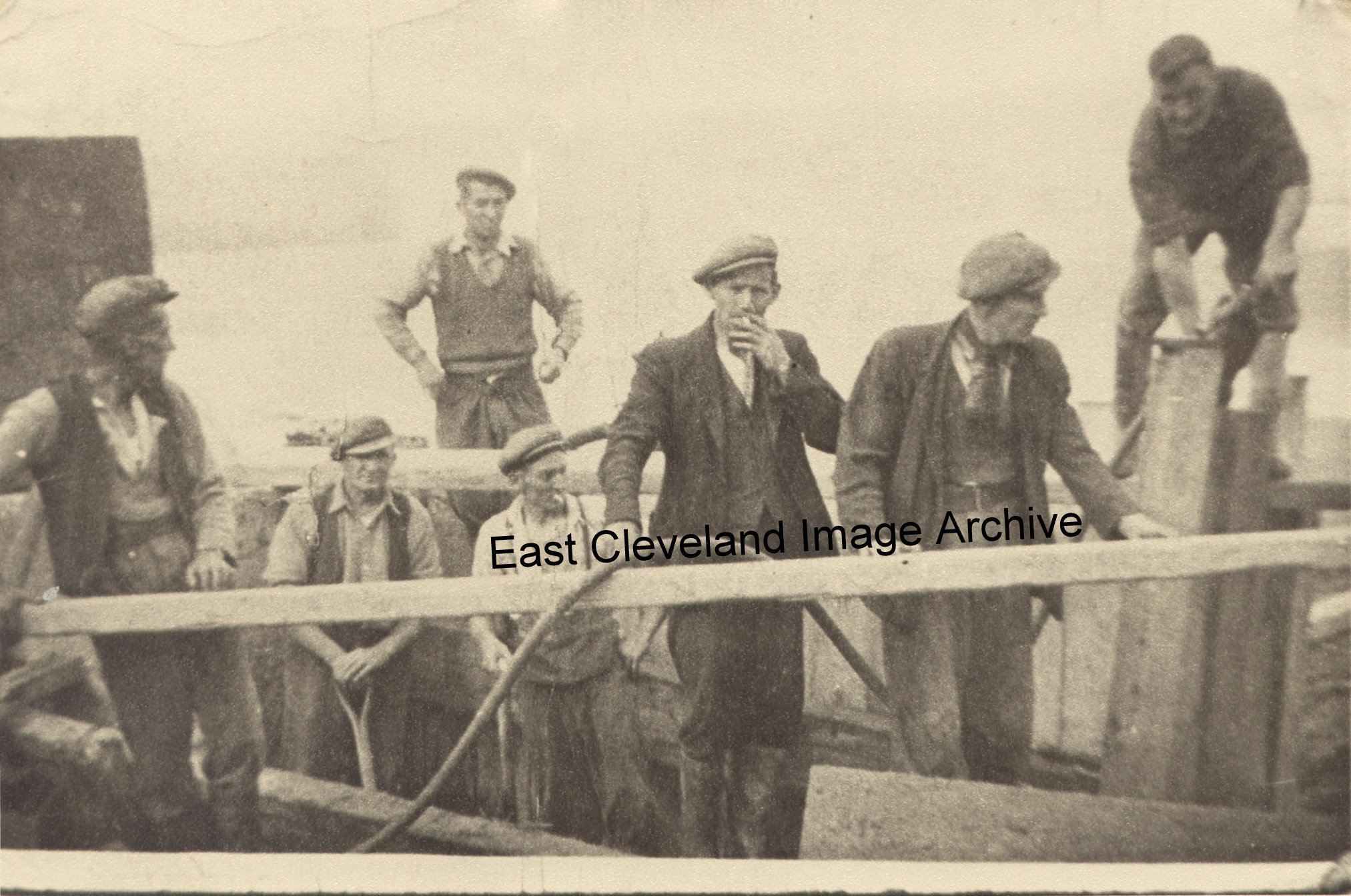 Building The Jetty Wall 1952 « East Cleveland Image Archive