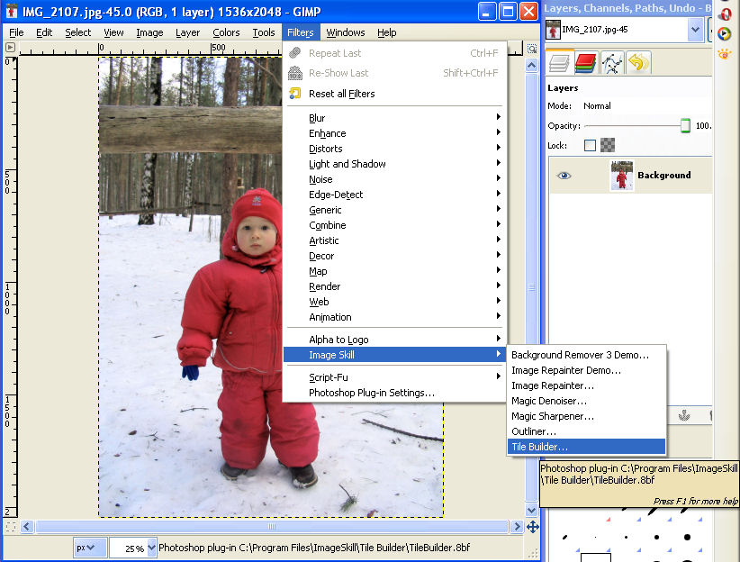 How to run Adobe-compatible plugins under GIMP graphic editor | Imageskill's Blog