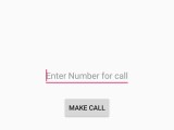 Android Code To Make Call From Your Own Application