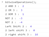 Bitwise Operators In Javascript
