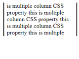 Multiple Columns In Css