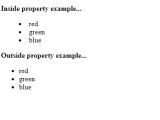 Styling Lists In Css