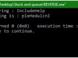 Reverse A String Using Stack