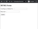Forms In Html