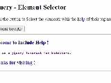 Jquery Element Selector
