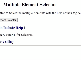 Jquery Multiple Element Selector