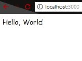 Say Hello World From Server By Express Js Node Js Includehelp