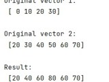 Python Numpy Adding Two Vectors With Different Sizes