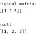 Python How To Convert A Numpy Matrix To List
