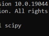 Python How To Install Scipy And Numpy Using Pip