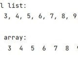 Python List To Array Conversion To Use Ravel Function