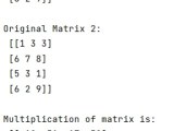 Python How Does Multiplication Differ For Numpy Matrix Vs Array Classes